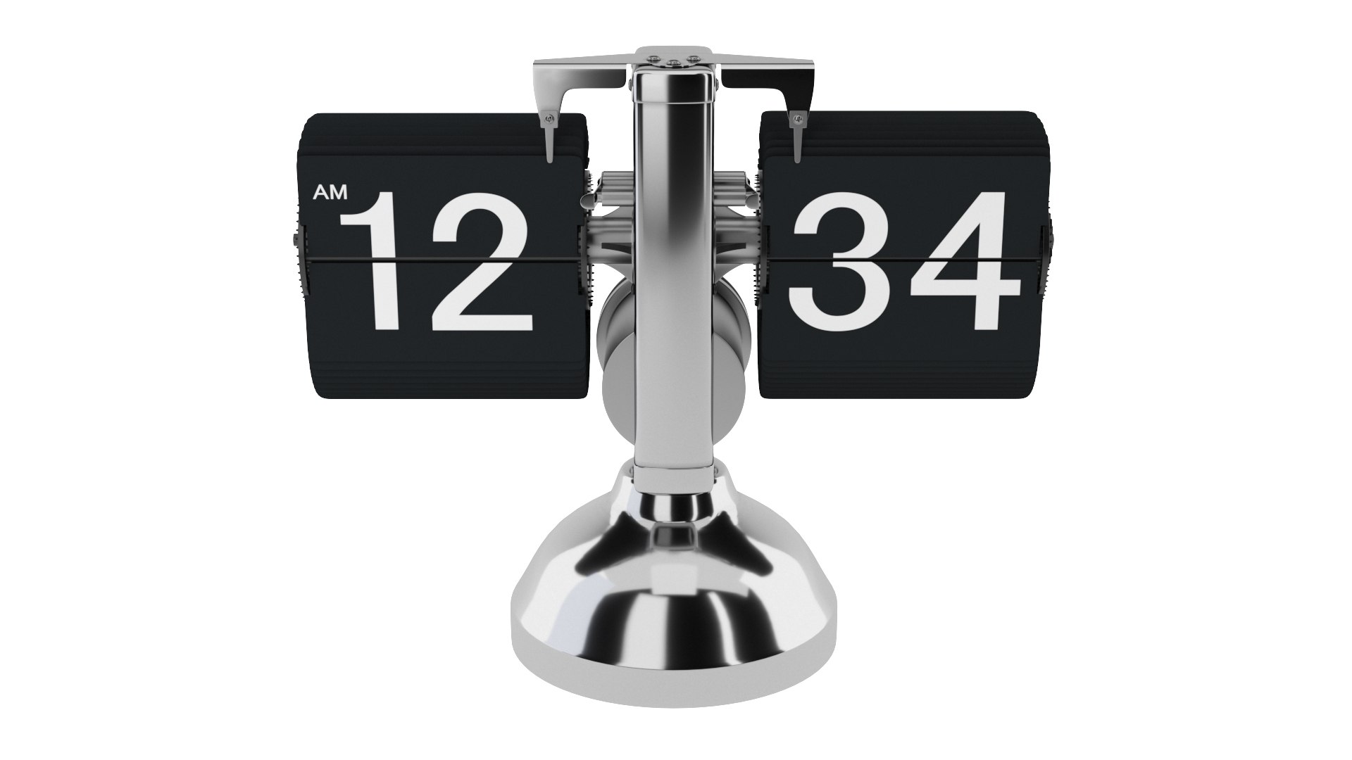 Flip Clock 3D Model - TurboSquid 1604719