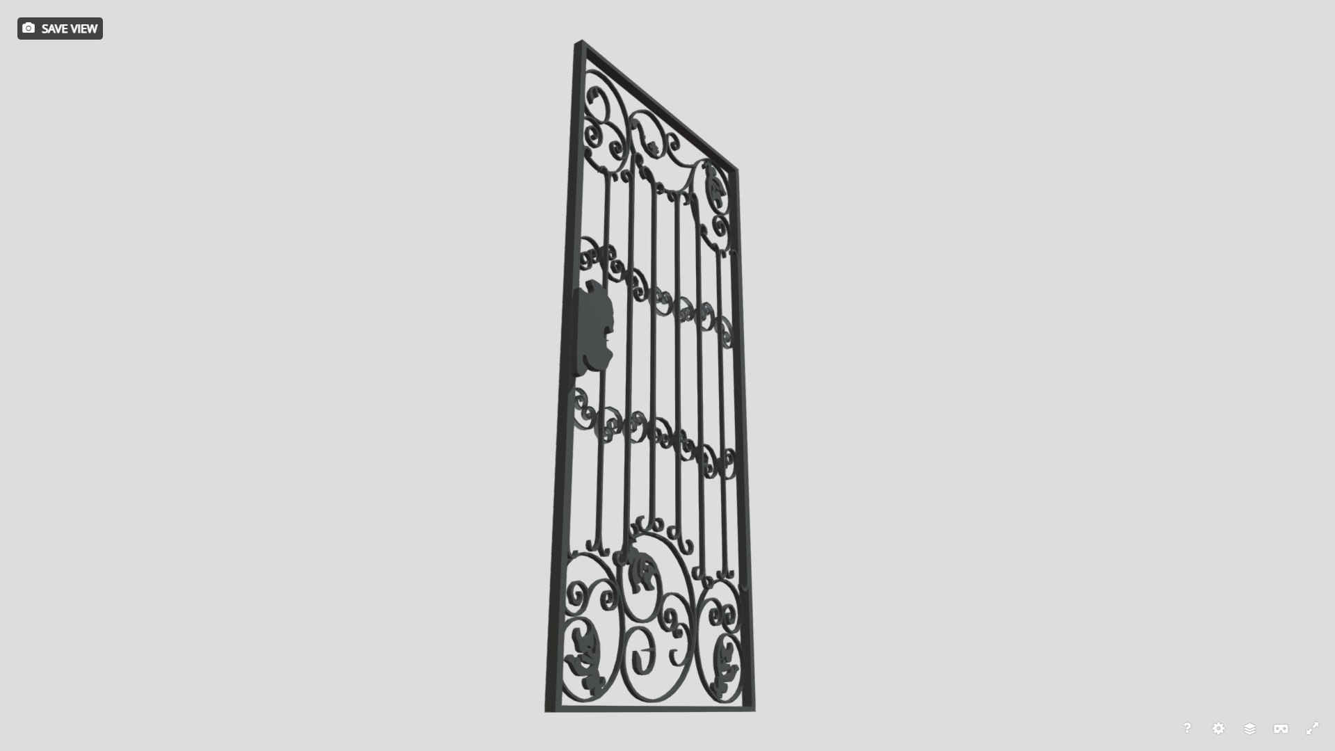 3D Iron Railing 3D Models 10 Vintage Patterns SKP FBX OBJ STL Model ...
