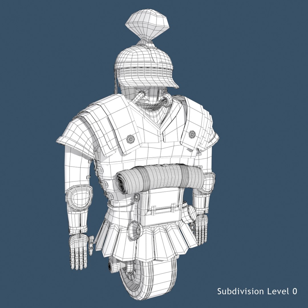 3d Model Robot Centurion