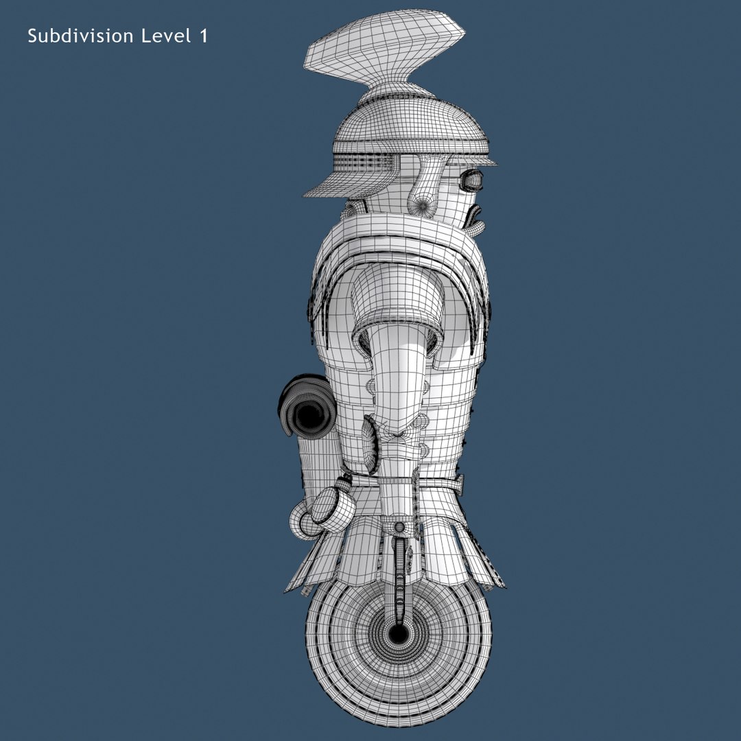 3d Model Robot Centurion