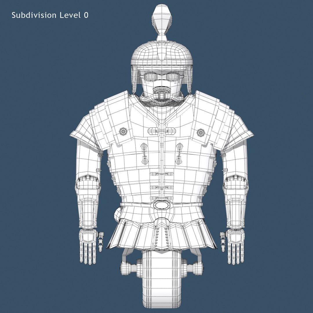 3d Model Robot Centurion