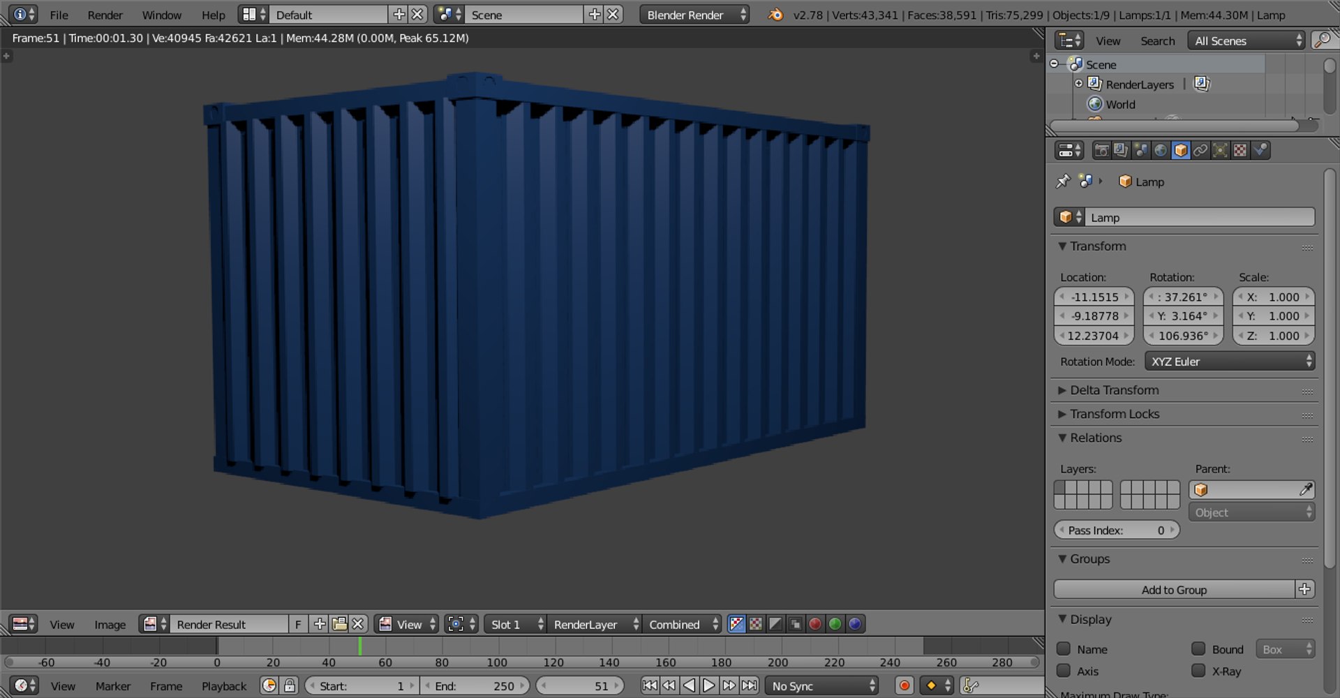 Free 3D Container - TurboSquid 1162541