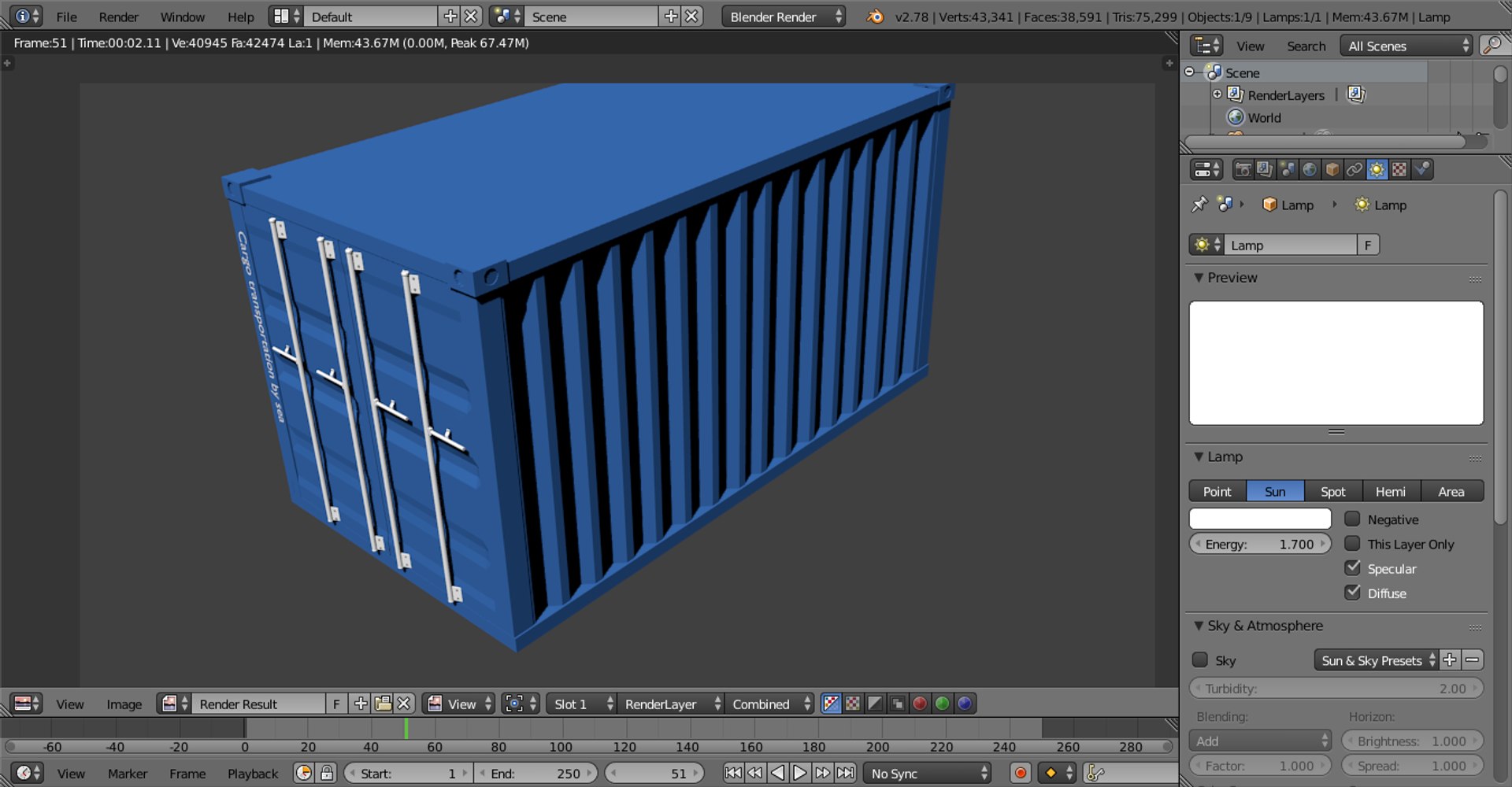 Free 3D Container - TurboSquid 1162541