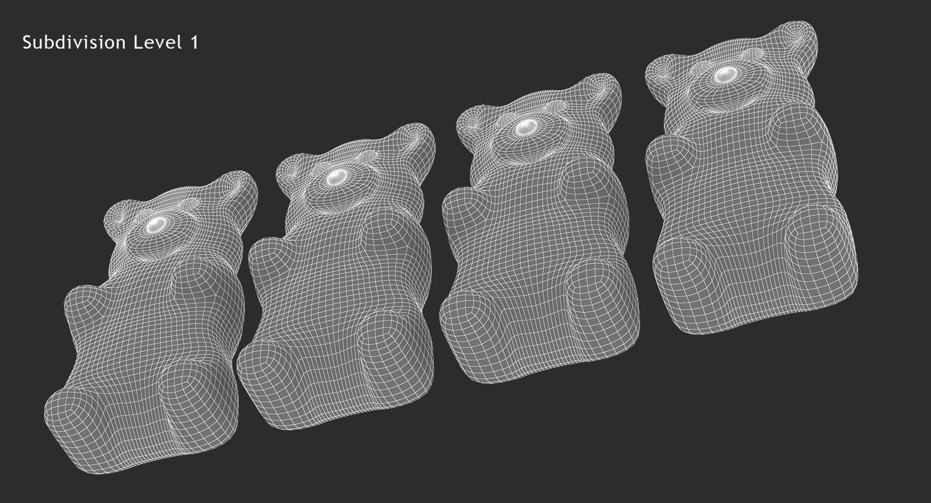 Gummy Bears 3D Model - TurboSquid 1167823