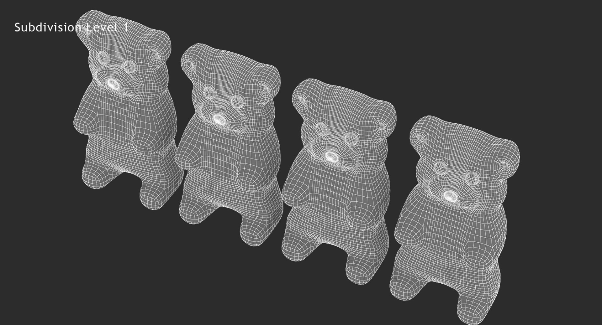 Gummy Bears 3D Model - TurboSquid 1167823