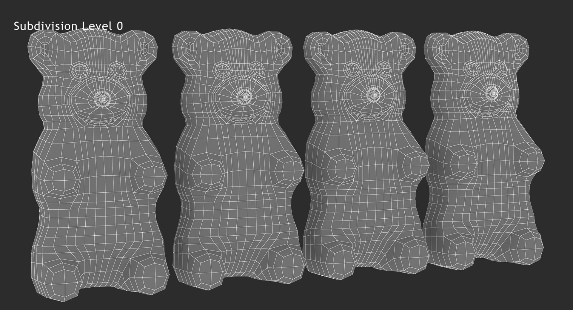 Gummy Bears 3D Model - TurboSquid 1167823