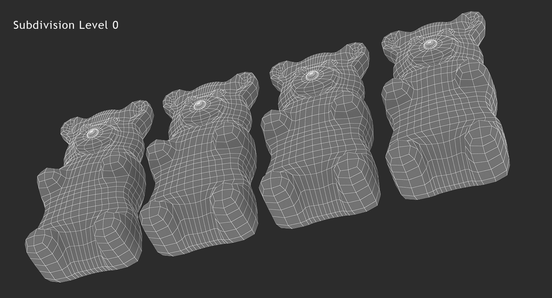 Gummy Bears 3D Model - TurboSquid 1167823