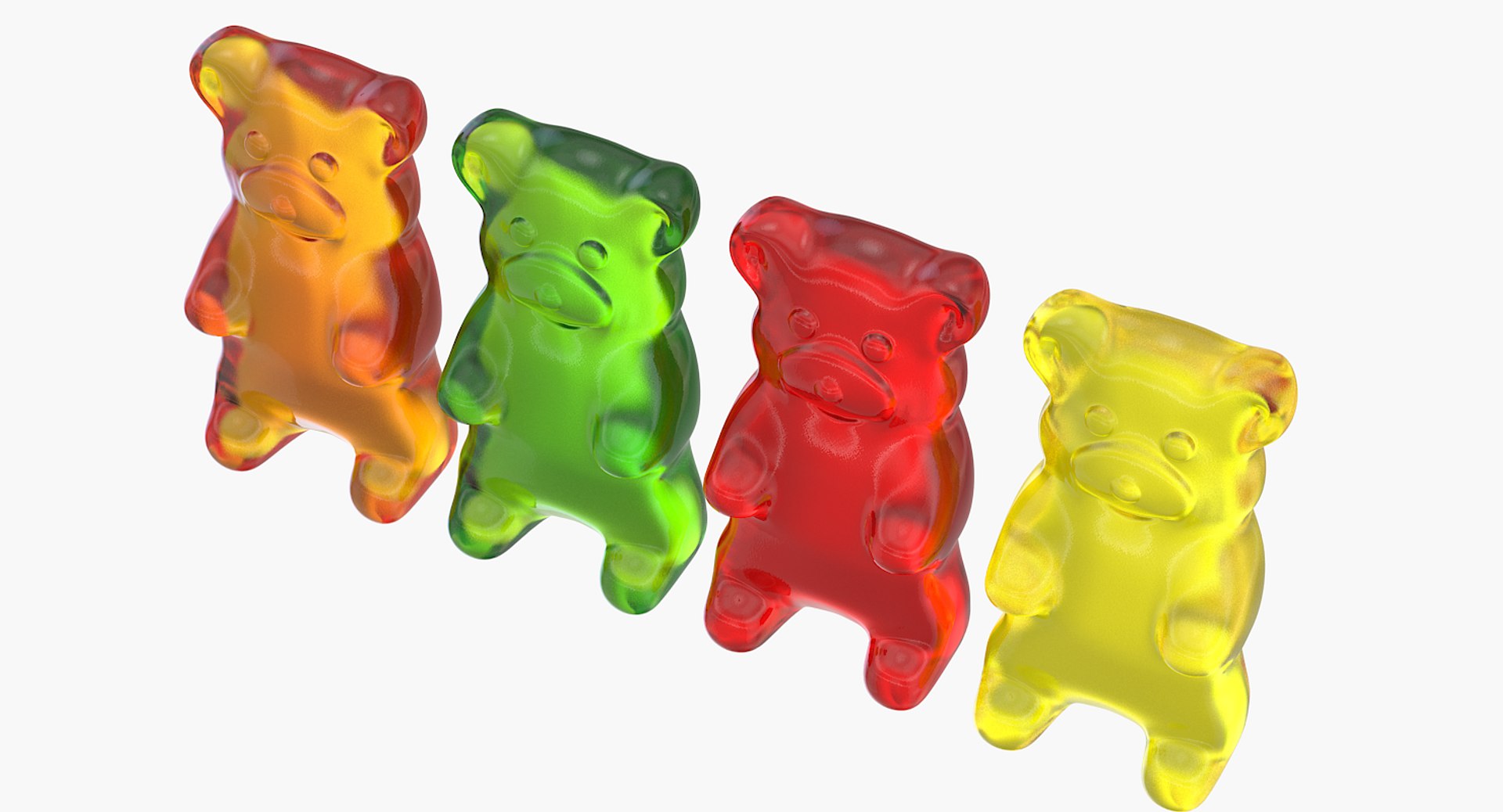 Gummy Bears 3D Model - TurboSquid 1167823