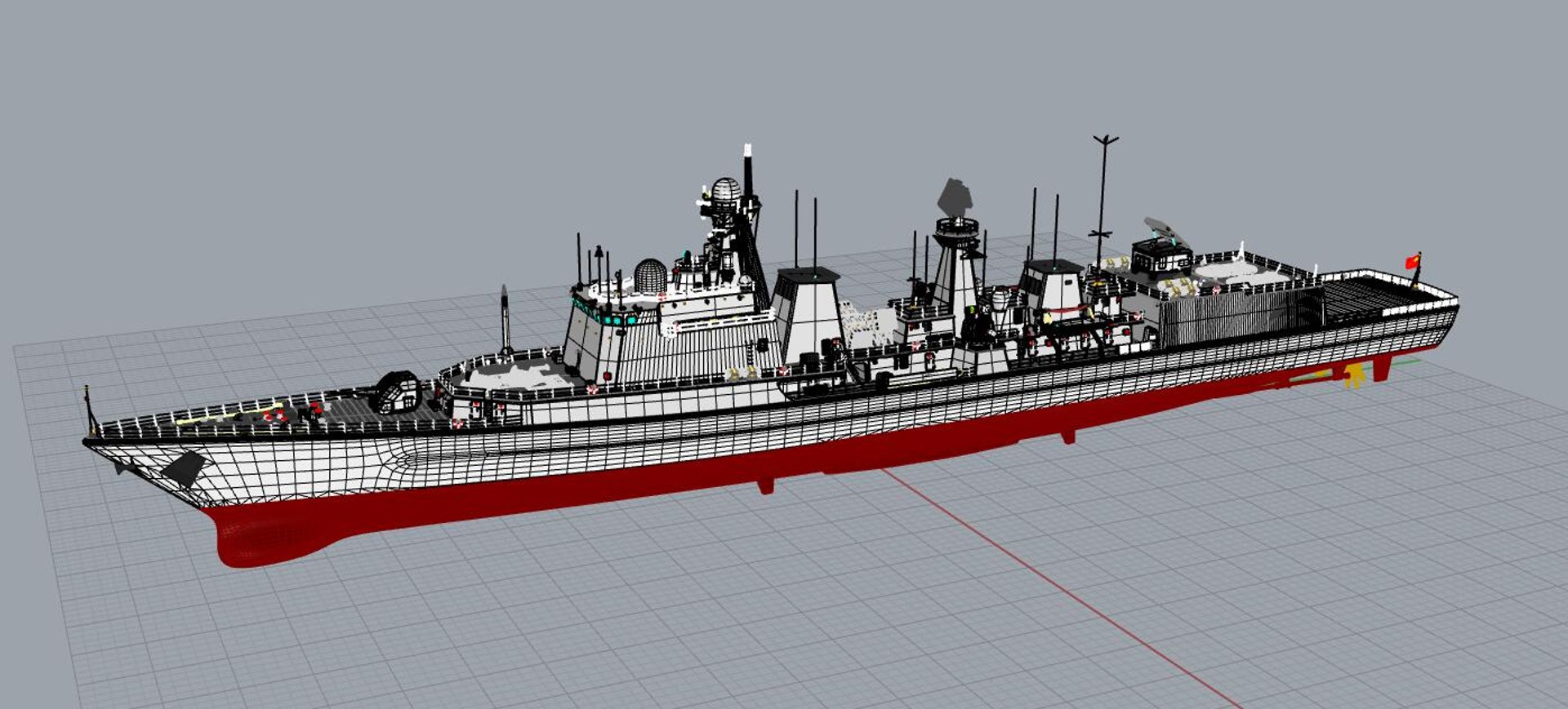 3D Model Destroyer - TurboSquid 1589284