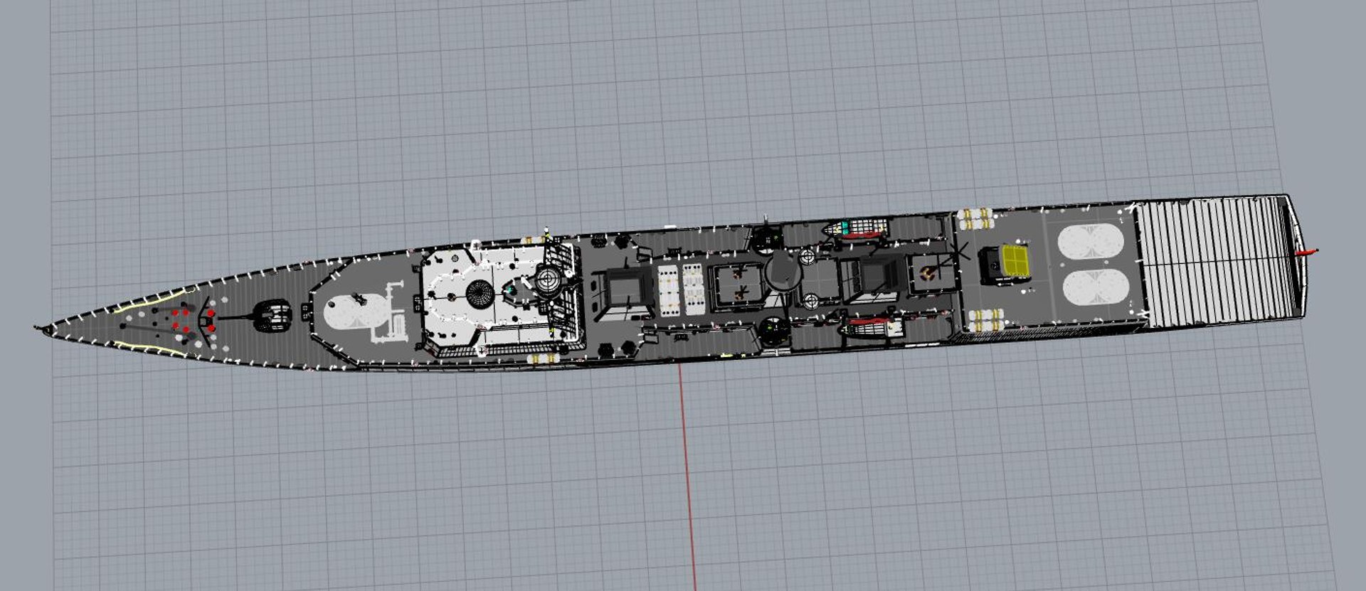 3D Model Destroyer - TurboSquid 1589284