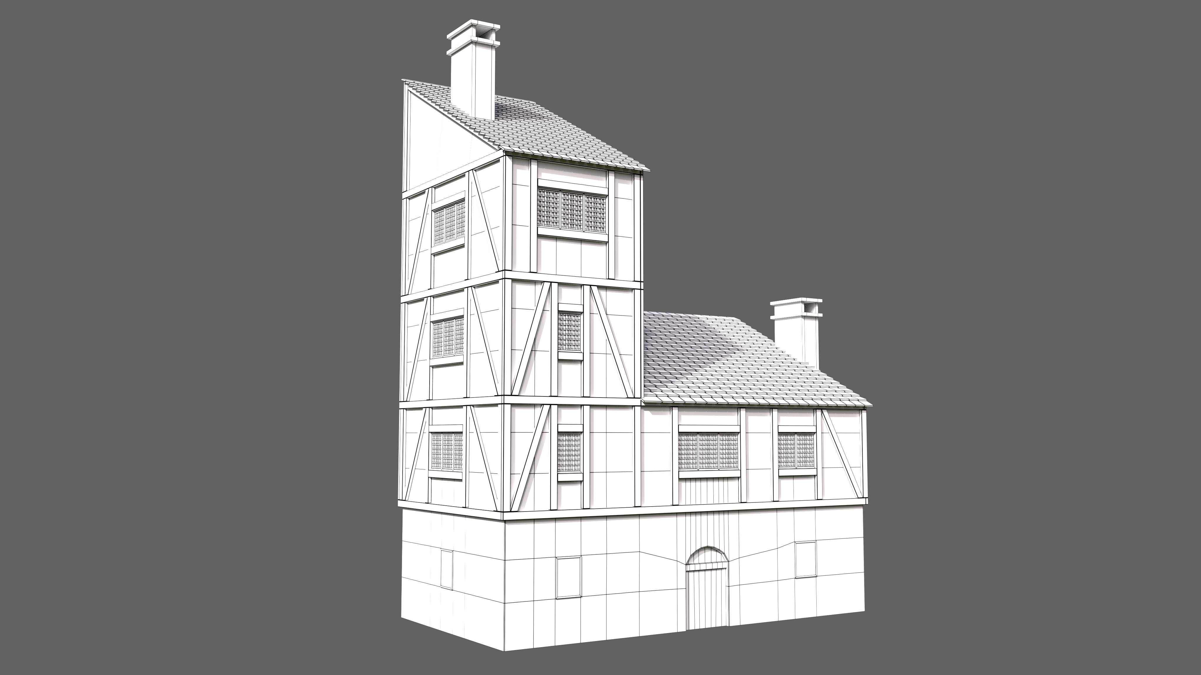 3D Medieval House model - TurboSquid 1884481