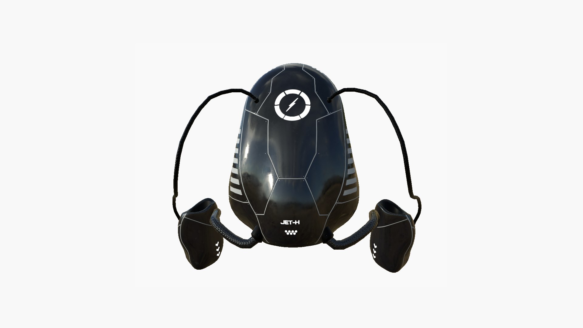 Jetpack H03 Black White - SciFi Character Design 3D Model - TurboSquid ...