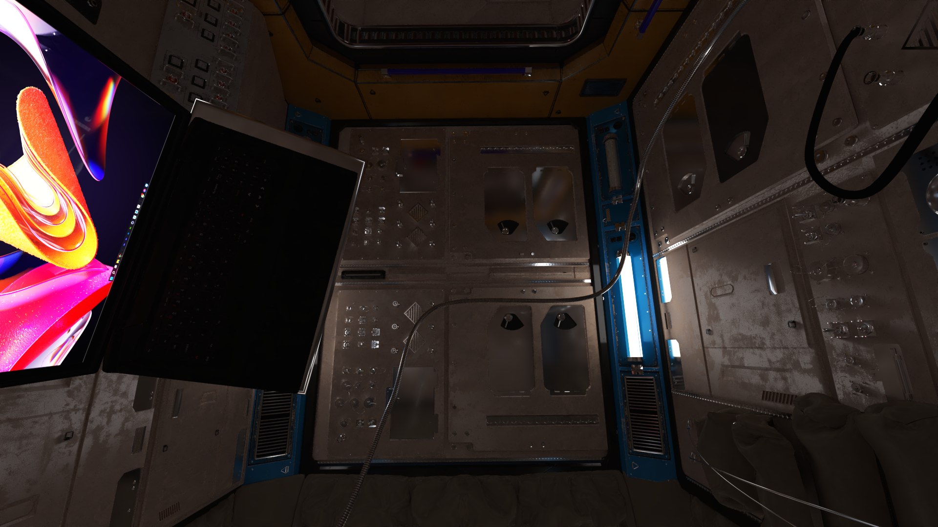 3D Model ISS Like SpaceStation Interior V1 - TurboSquid 1863316