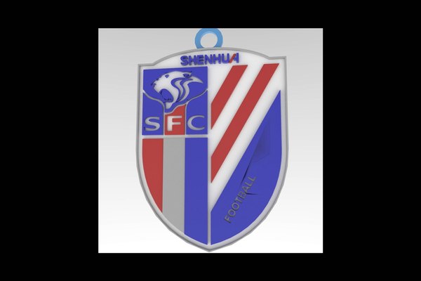 modelo 3d Escudo del logotipo del Shanghai Shenhua FC Keychan ...