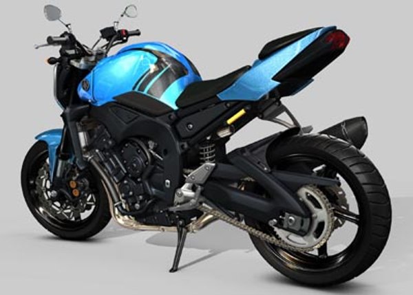 yamaha fz1-n 3d model