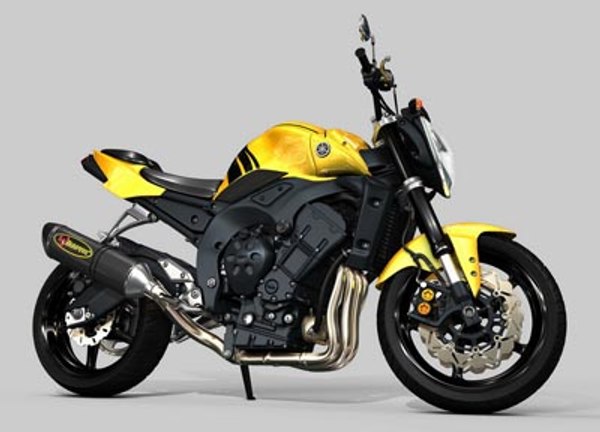 yamaha fz1-n 3d model