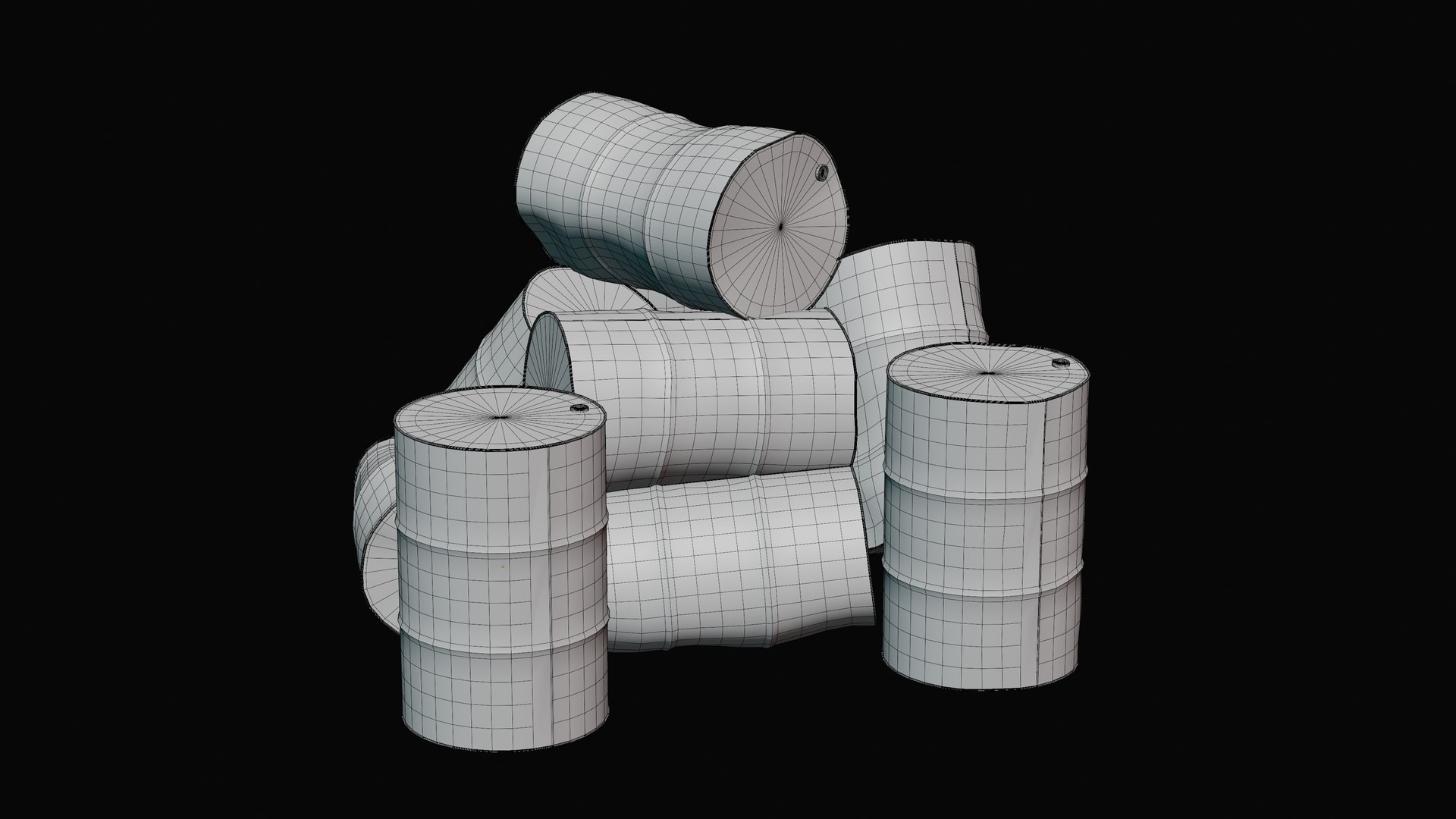 Toxic Waste Barrel All Colour 3D Model - TurboSquid 2452455