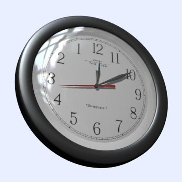 3d model clock