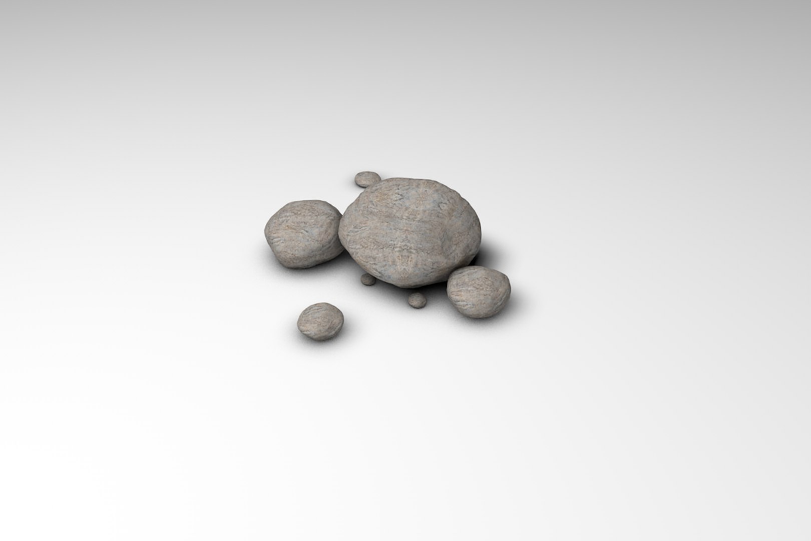 Free 39 Different Rocks 3d Model