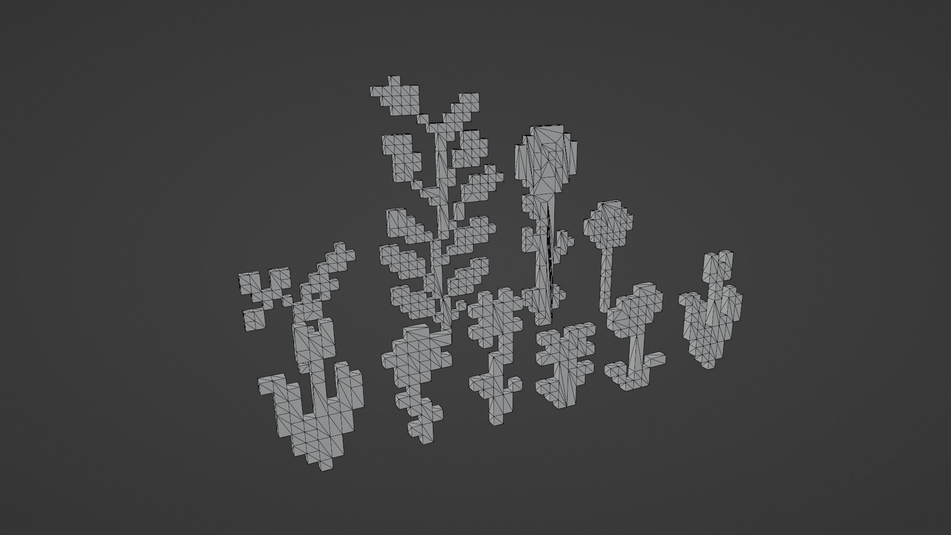 3D Minecraft Flowers 3D Model model - TurboSquid 1952314