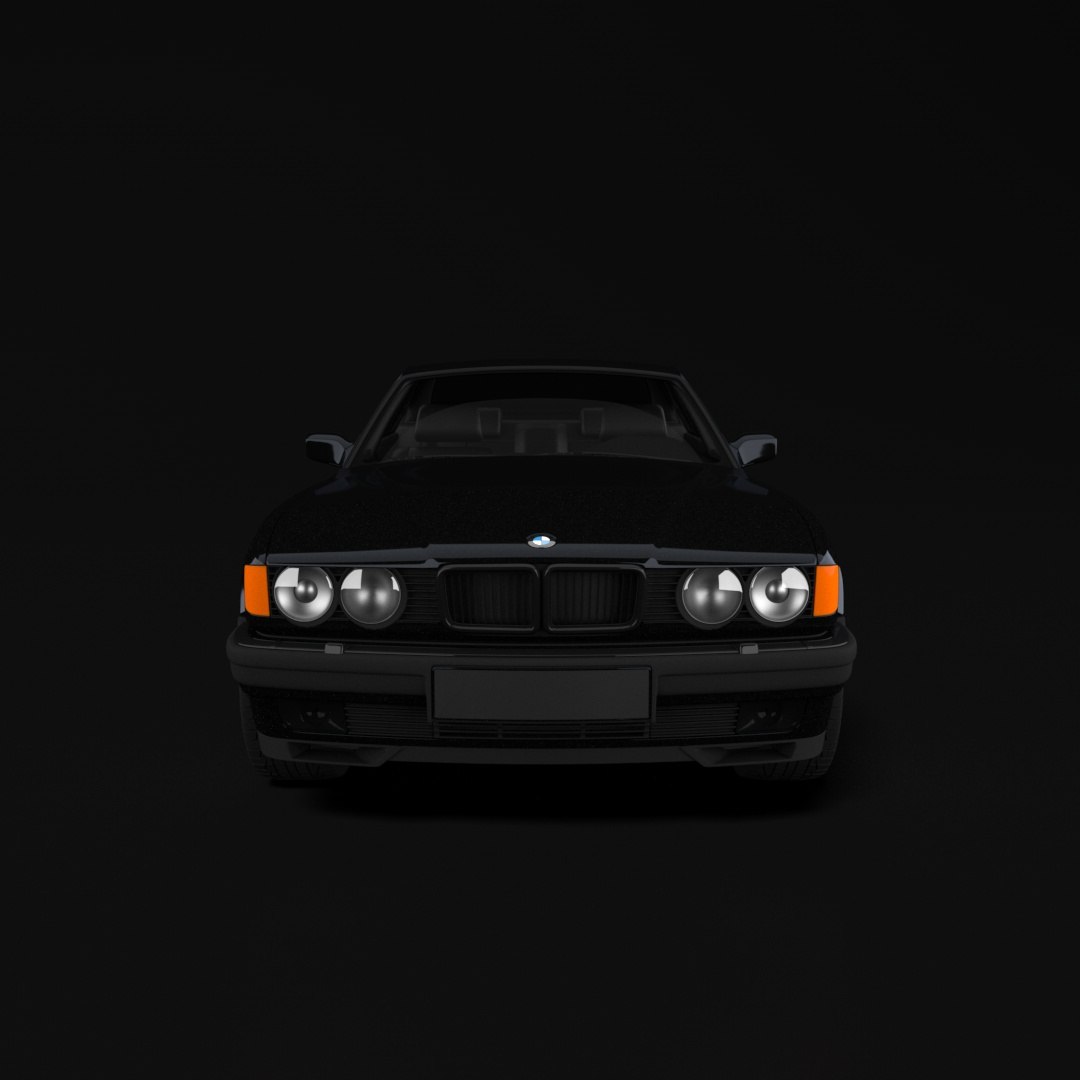 3D BMW M7 E32 - TurboSquid 2308160