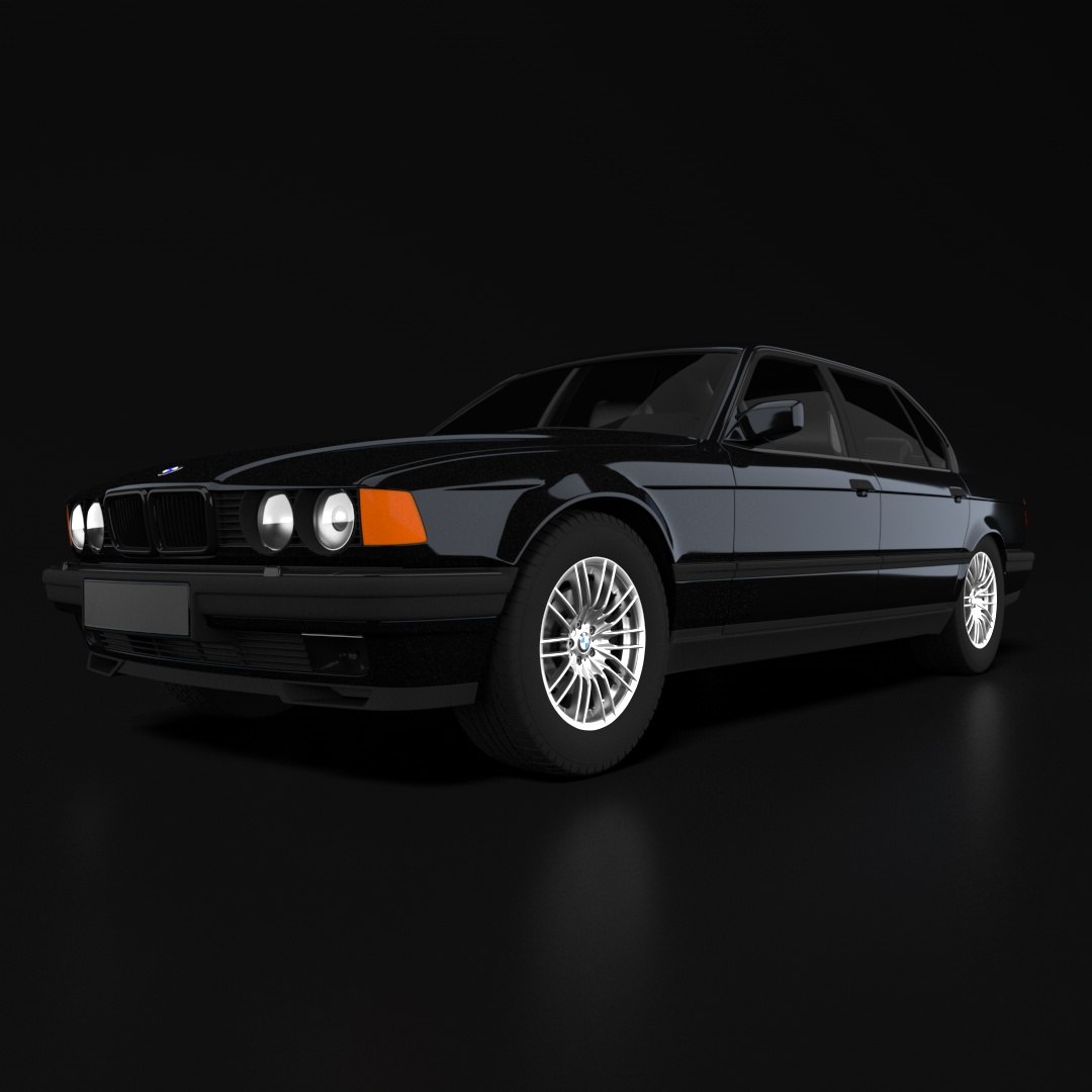 3D BMW M7 E32 - TurboSquid 2308160