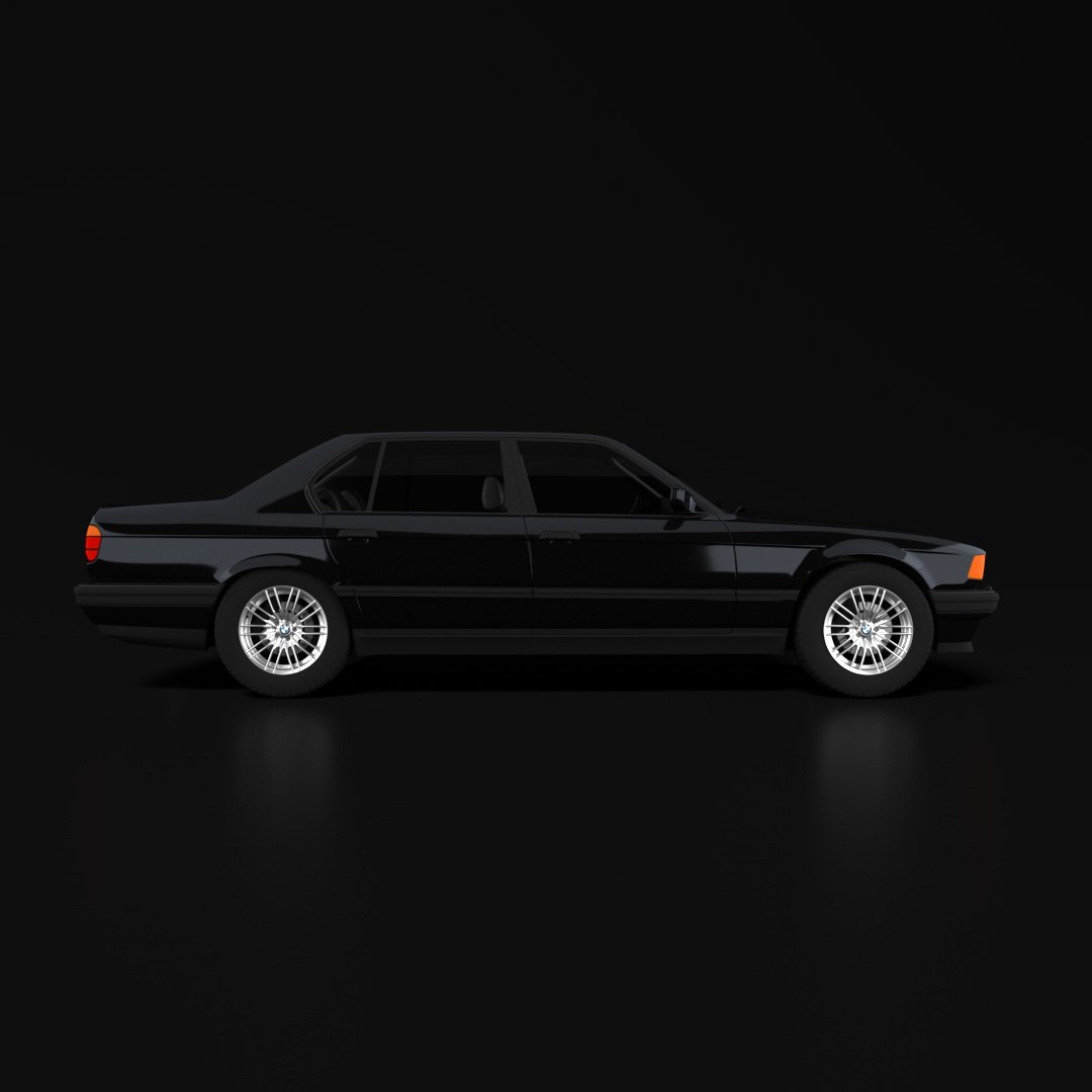 3D BMW M7 E32 - TurboSquid 2308160