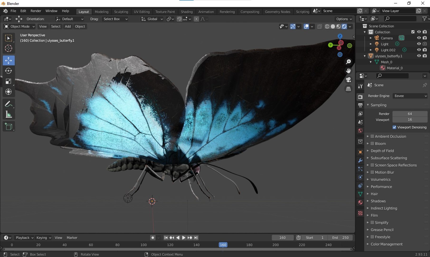 3D Model Butterfly - TurboSquid 1986786
