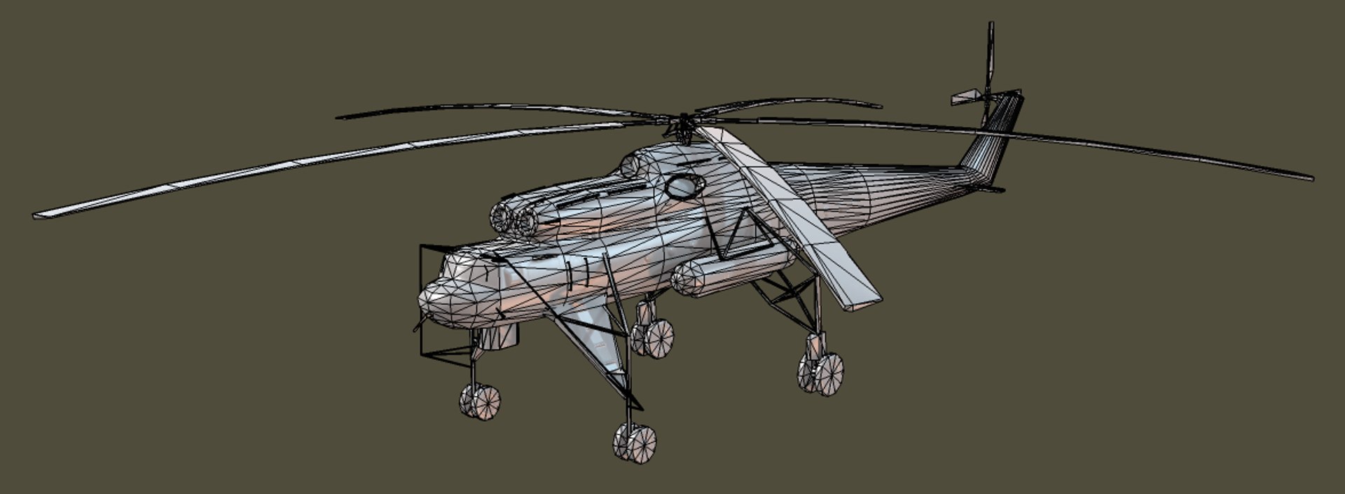 3D Mil Mi-10 - TurboSquid 1260520