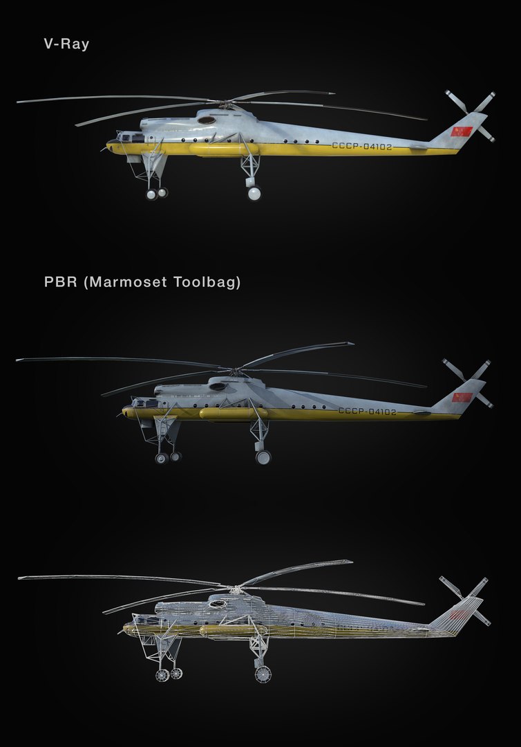 3D Mil Mi-10 - TurboSquid 1260520