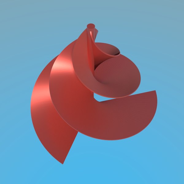 modelo 3d Fibonacci espiral elemento 1 - TurboSquid 1328831