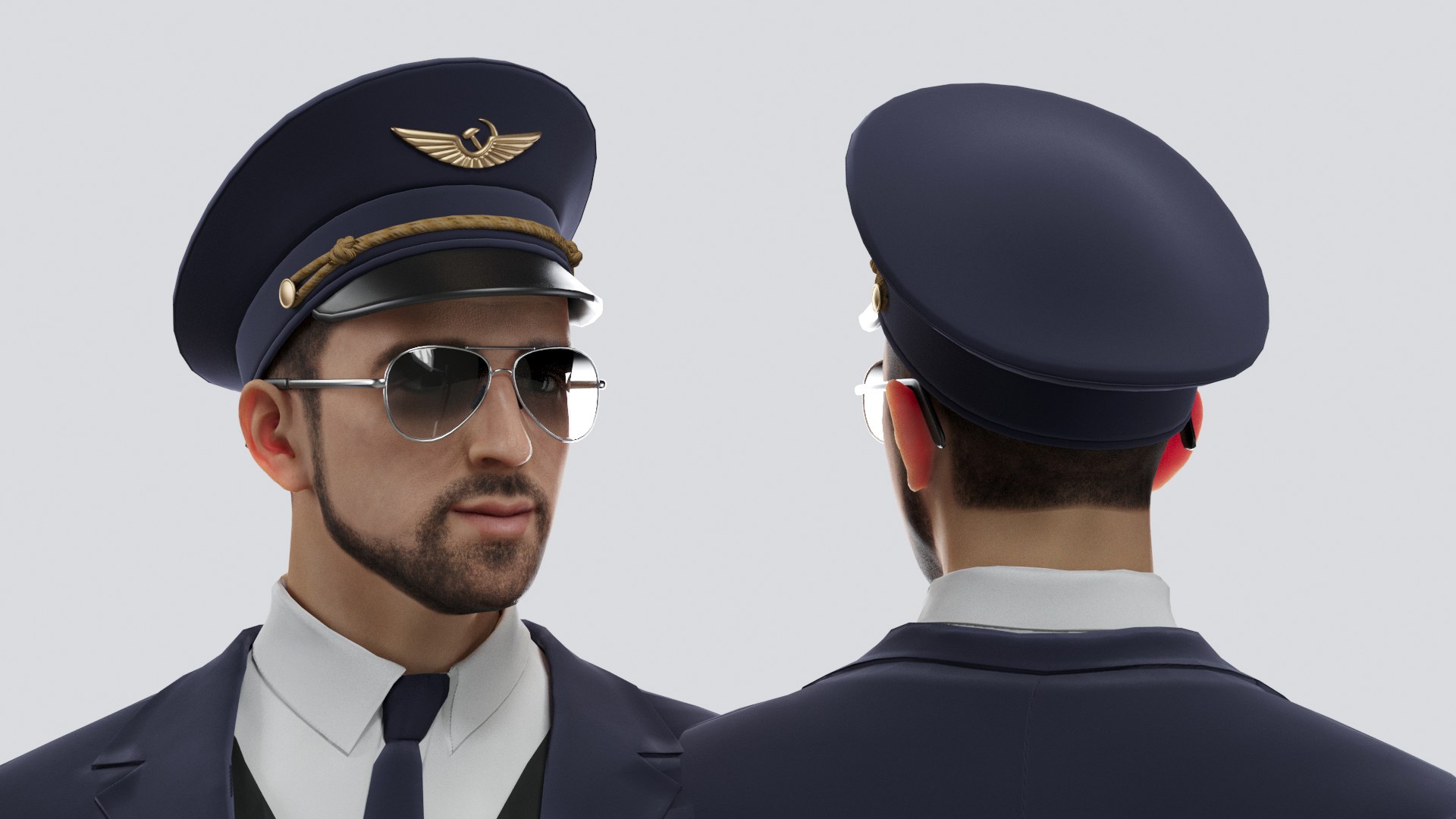 3D Aviator Rig Model - TurboSquid 1704676