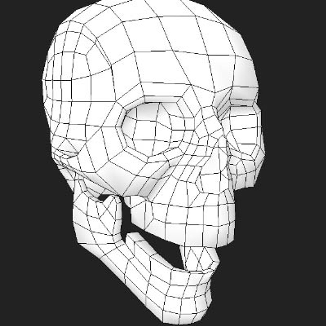 Human Skull 3d 3ds