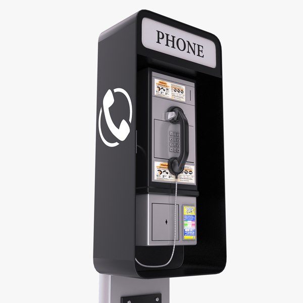 Telefone Público 2 - Preto Modelo 3D - TurboSquid 1920853