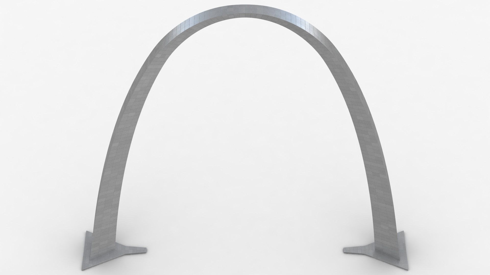 Realistic gateway arch 3D model - TurboSquid 1562507