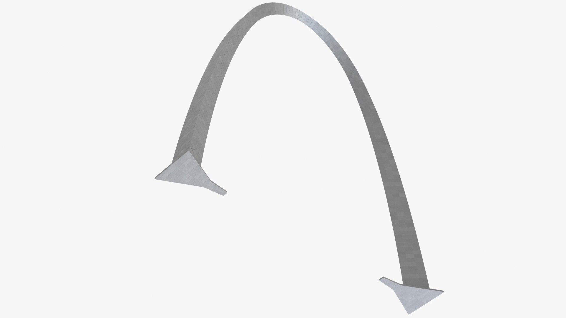 Realistic gateway arch 3D model - TurboSquid 1562507