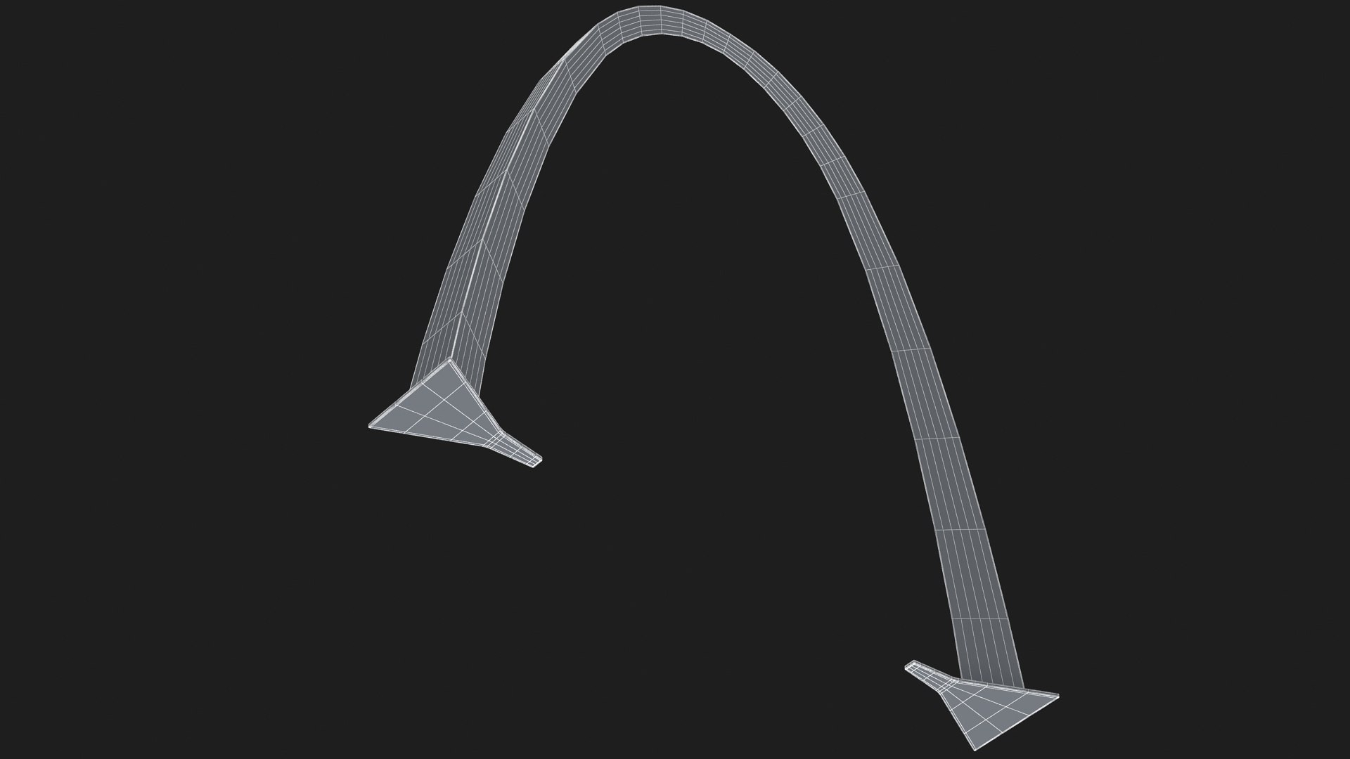 Realistic gateway arch 3D model - TurboSquid 1562507
