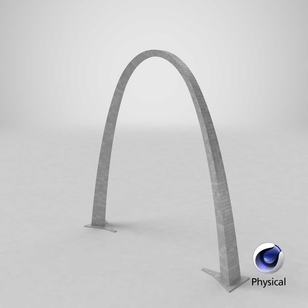 Realistic gateway arch 3D model - TurboSquid 1562507