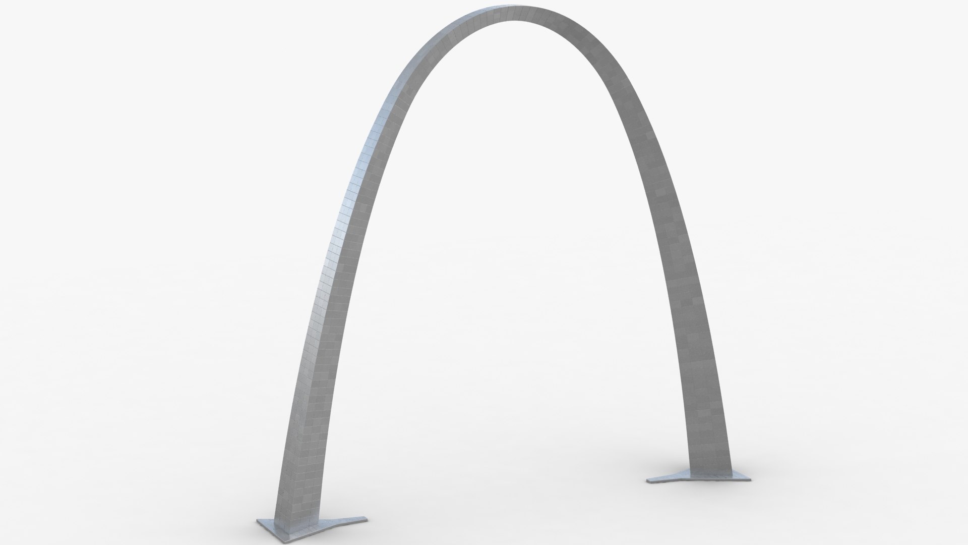 Realistic Gateway Arch 3D Model - TurboSquid 1562507