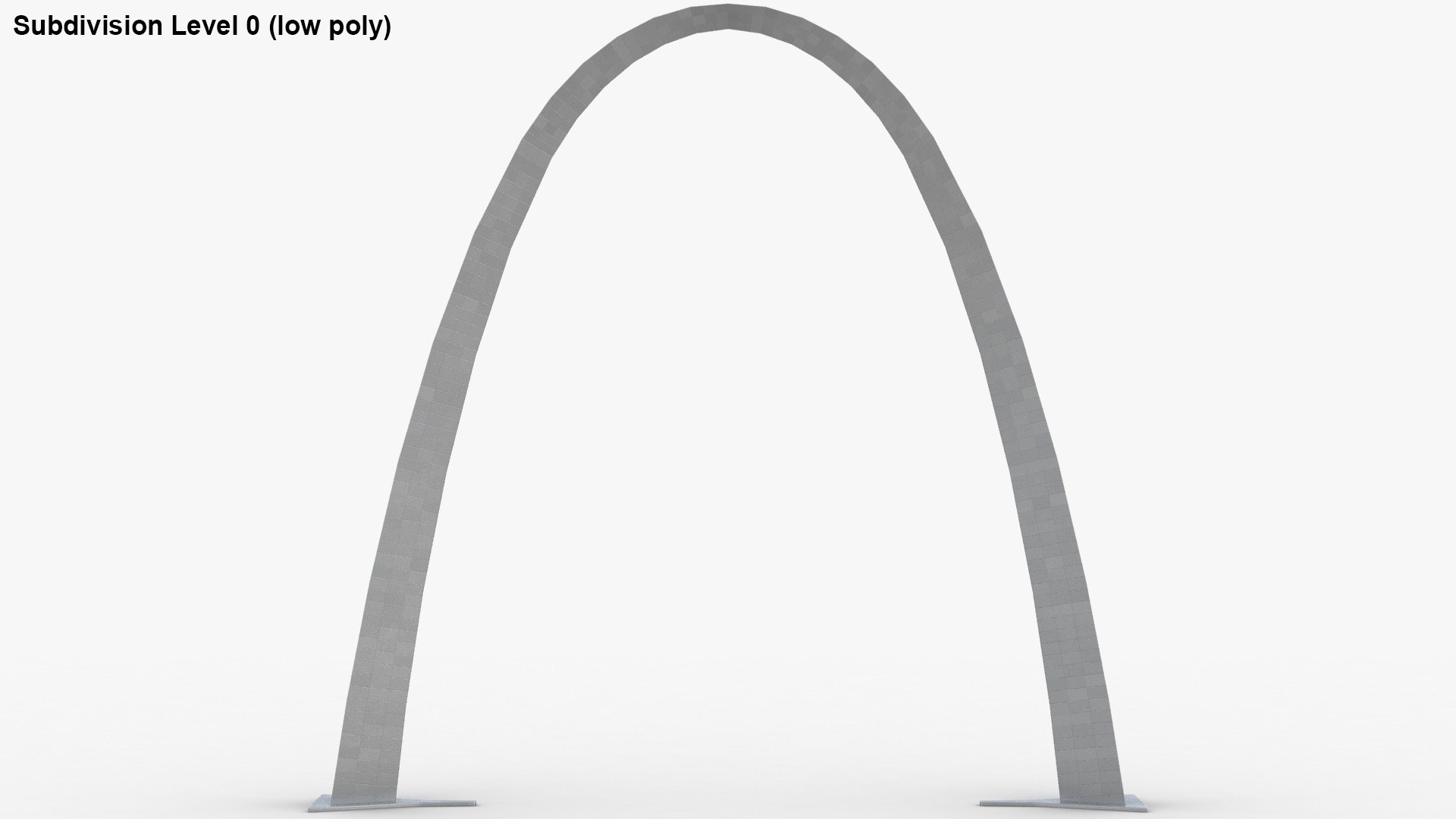 Realistic gateway arch 3D model - TurboSquid 1562507