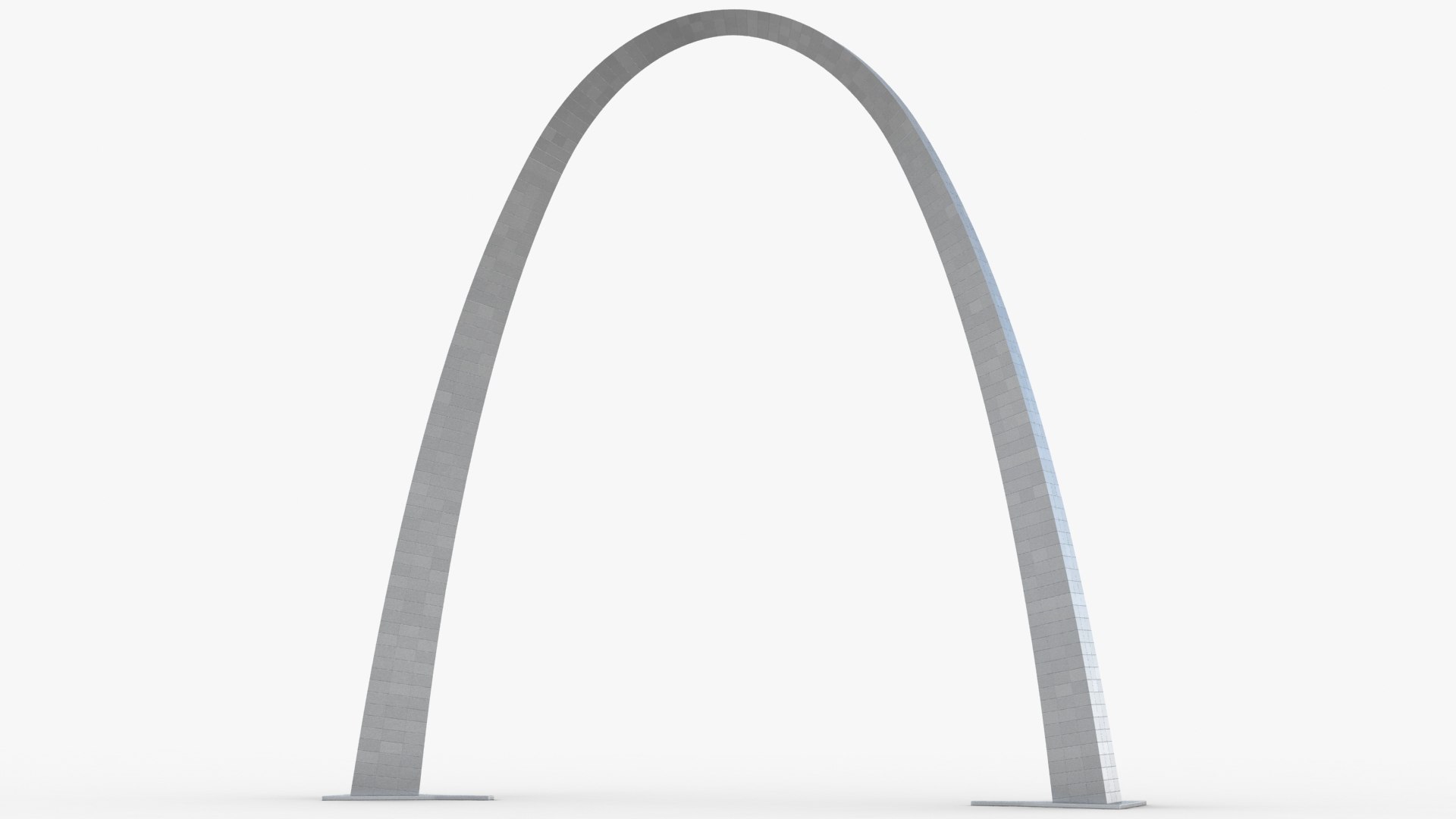 Realistic Gateway Arch 3D Model - TurboSquid 1562507