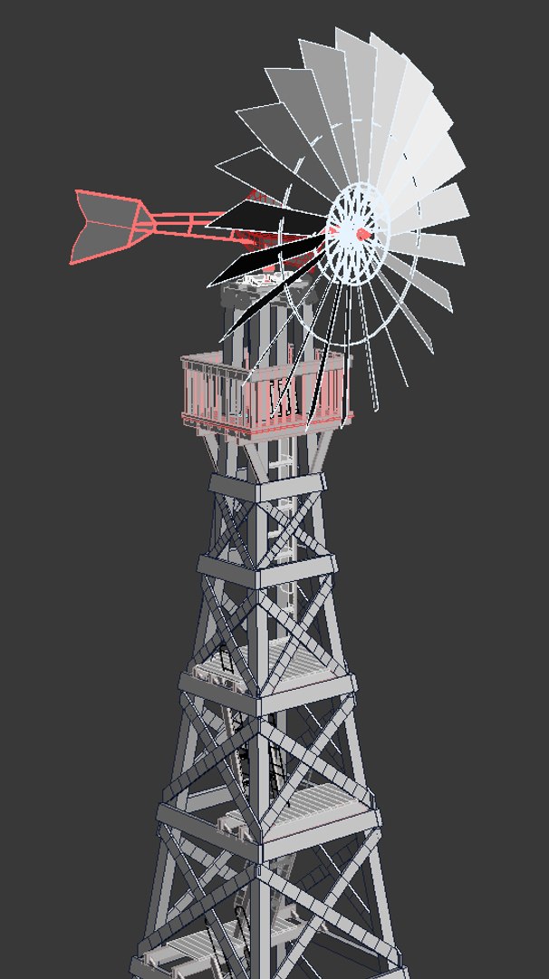3d Model Air Windmill
