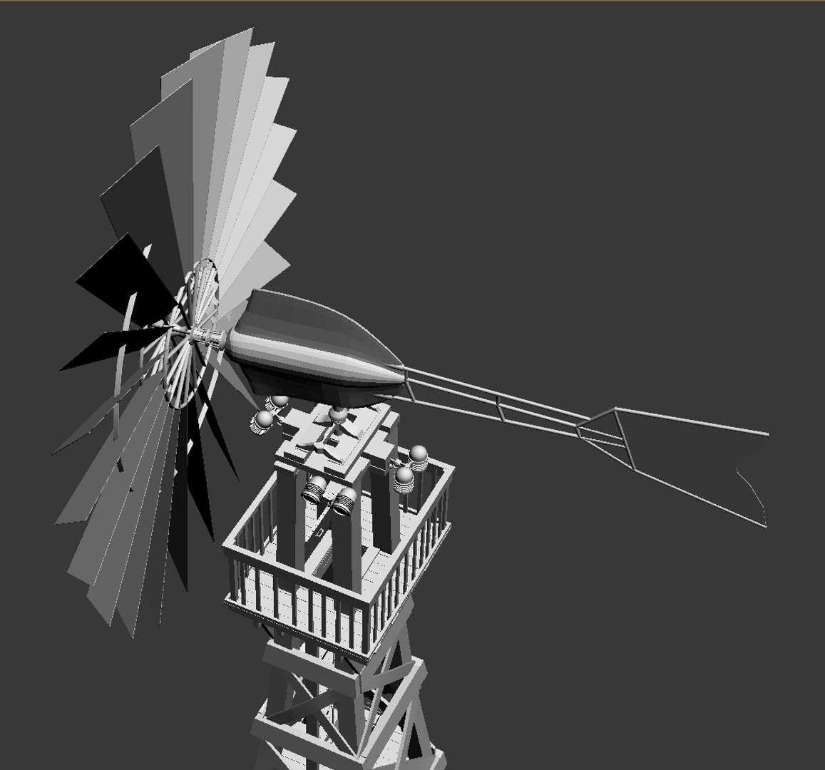 3d Model Air Windmill