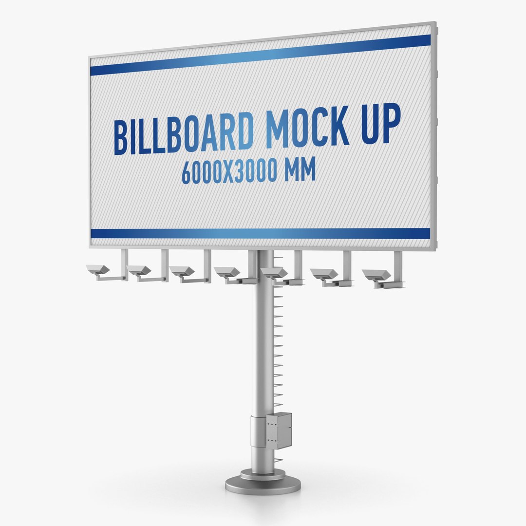 3d model billboards advertising