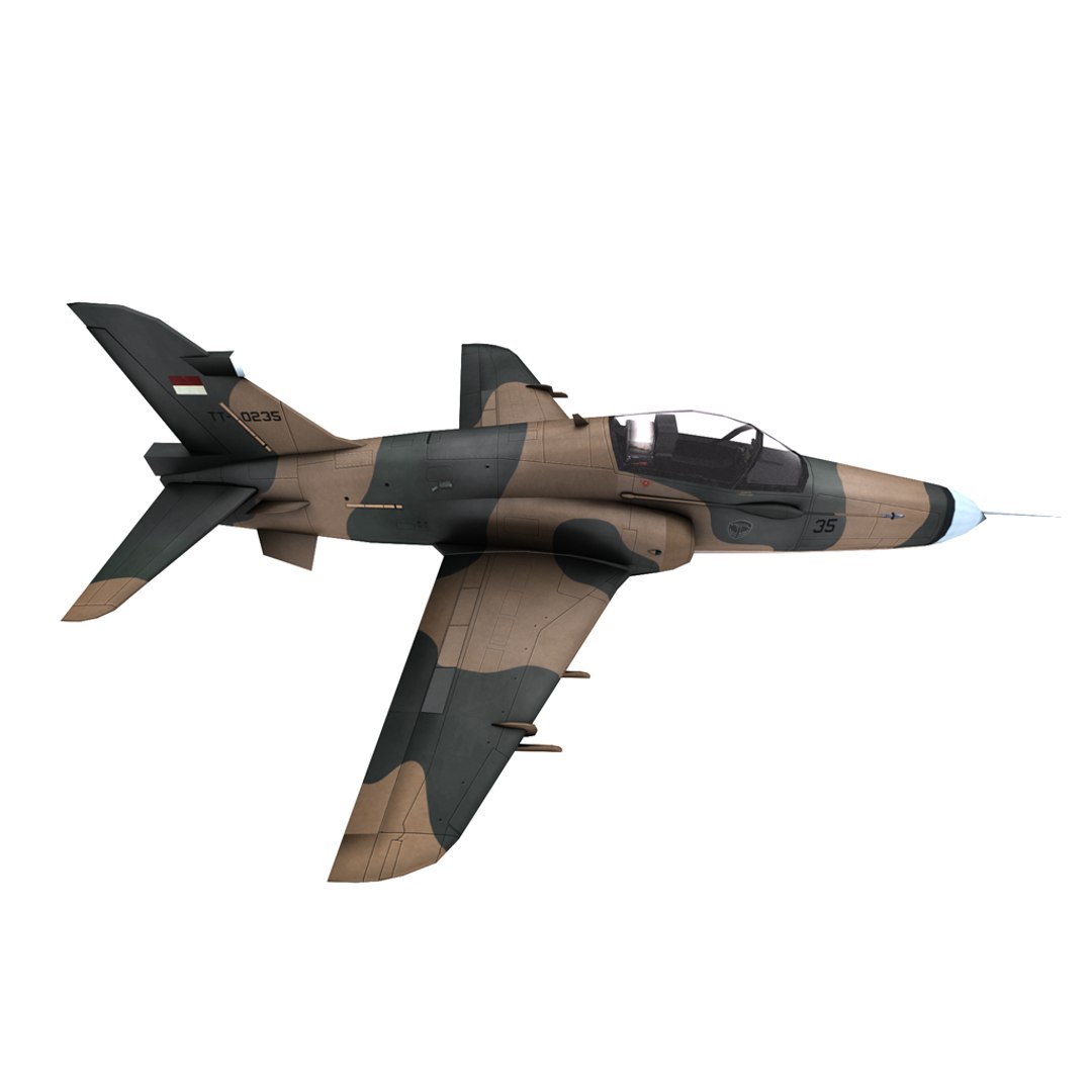 3d Model Of Bae Hawk Mk 209