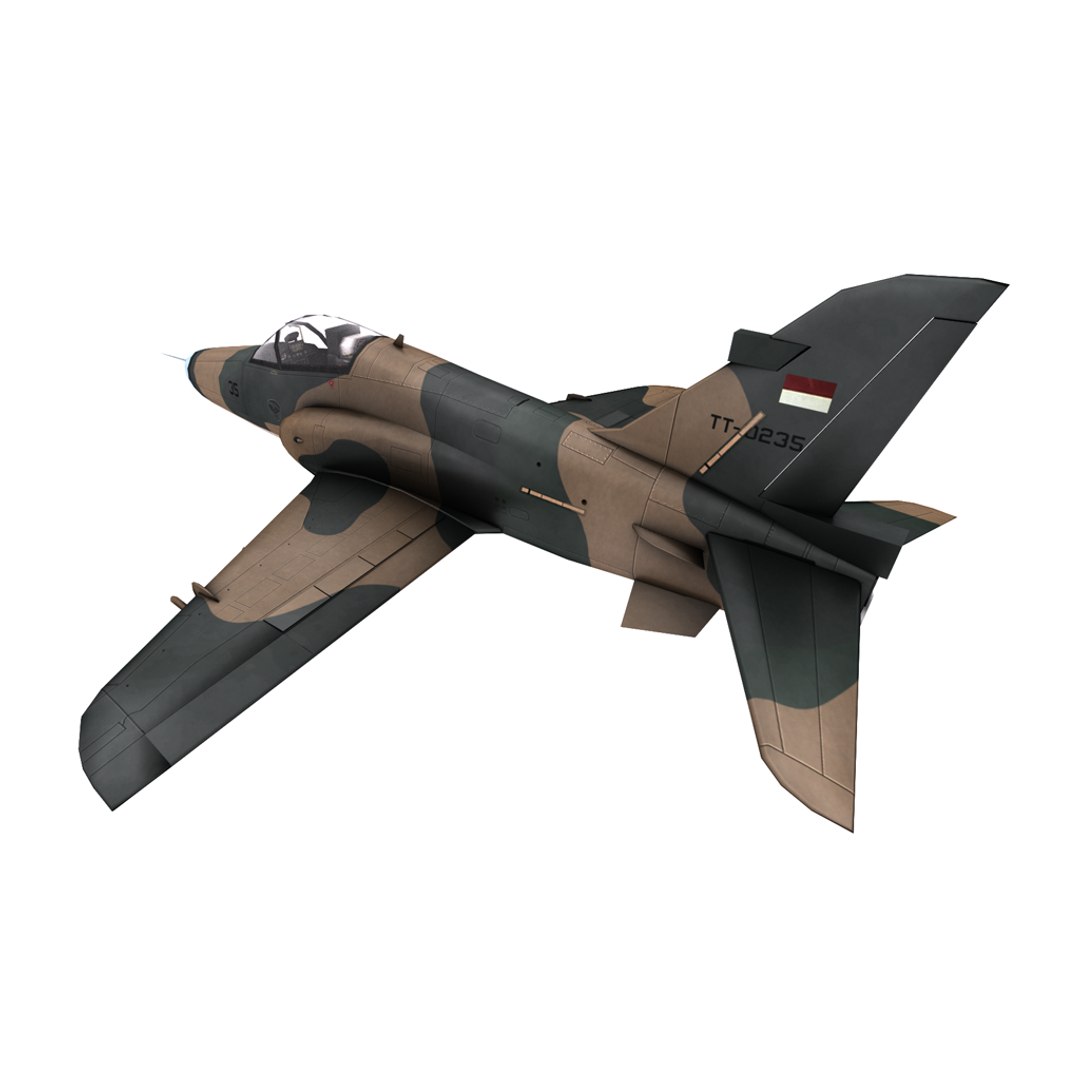 3d Model Of Bae Hawk Mk 209