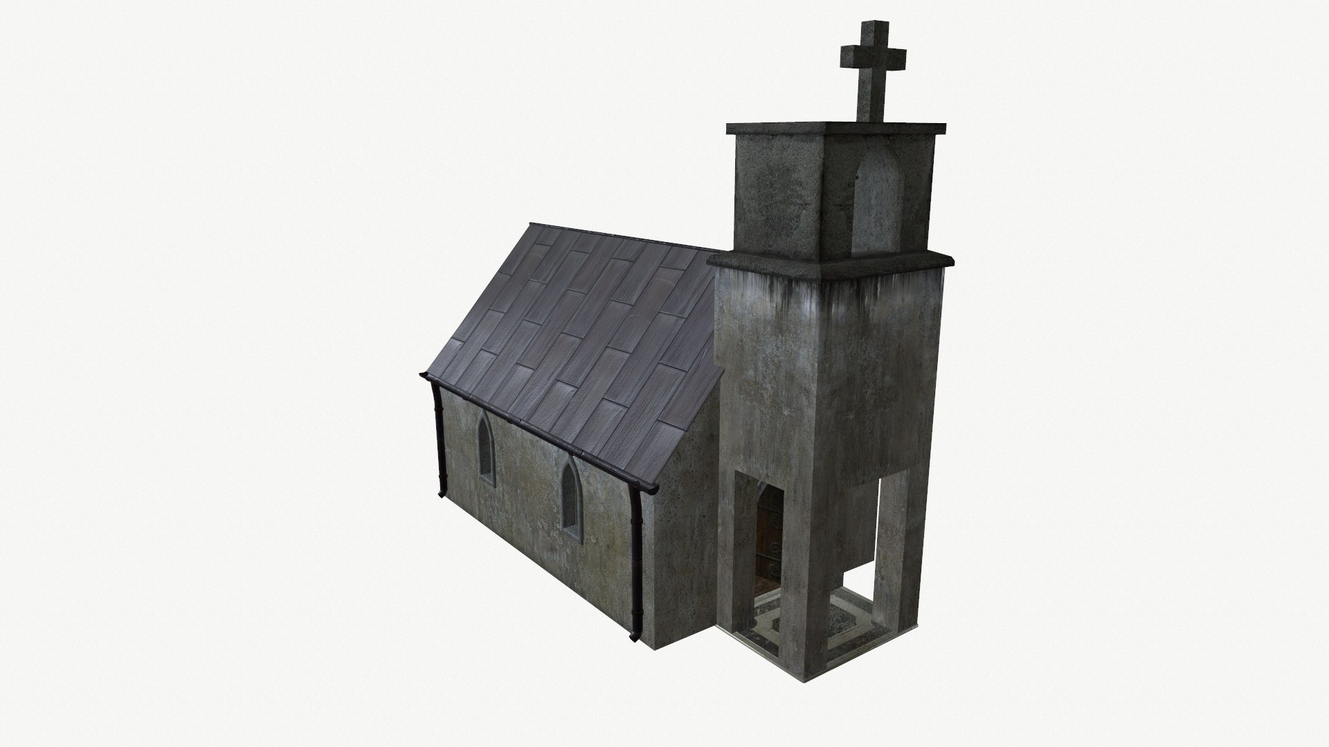 The Old Chapel 3D Model - TurboSquid 1819594
