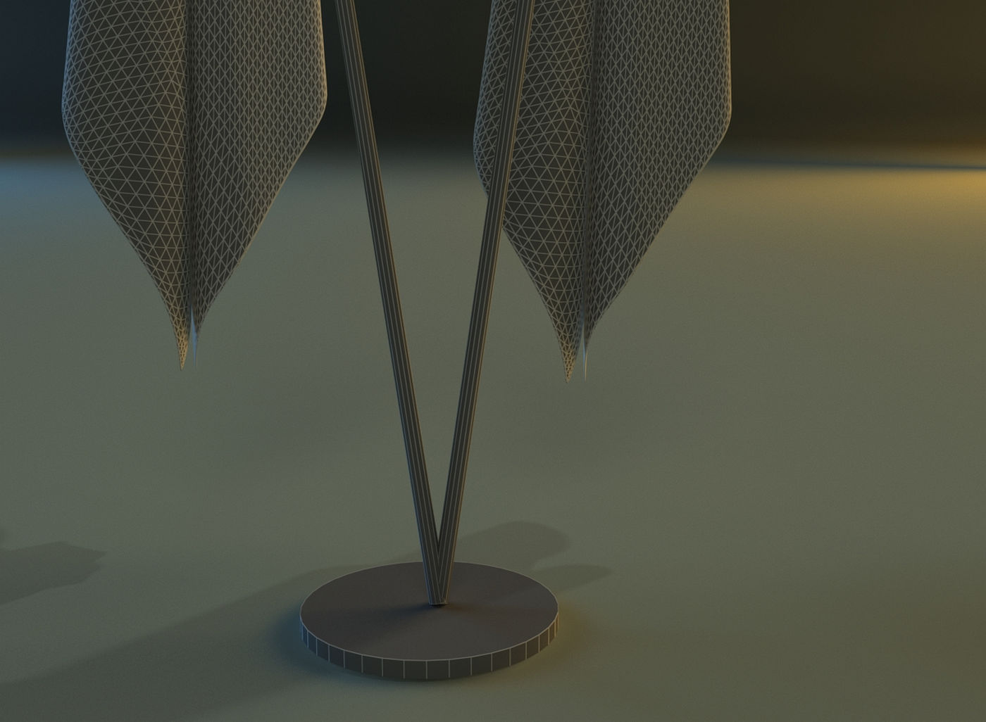 free 3ds model flag stand