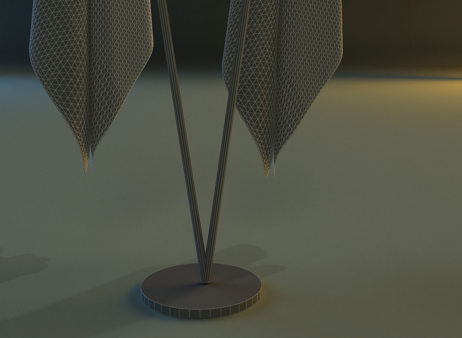 Free 3ds Model Flag Stand