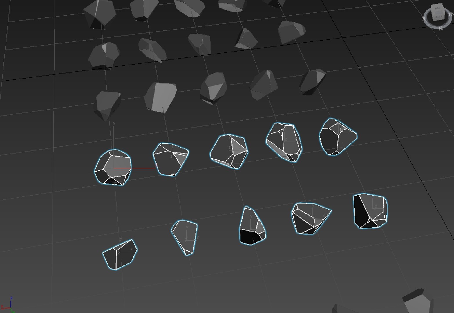 Emerald Gem Crystal Garnet 3D Model - TurboSquid 1355279